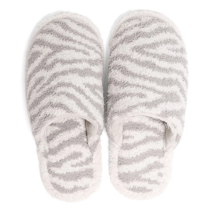 Luxury Soft Zebra Slippers (2 colors, 2 sizes) – Smith & York Co.