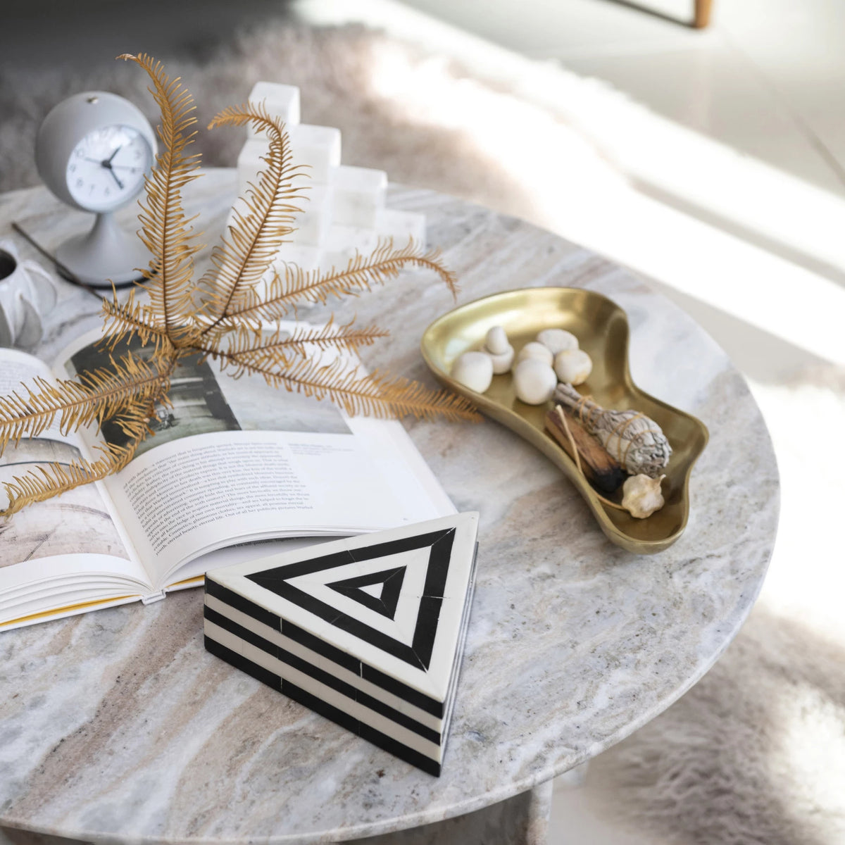 Triangular Striped Storage Box – Smith & York Co.