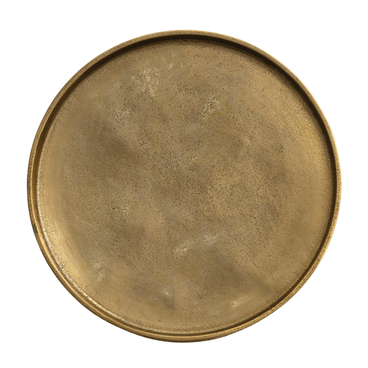 Round Aluminum Tray w/ Gold Finish – Smith & York Co.